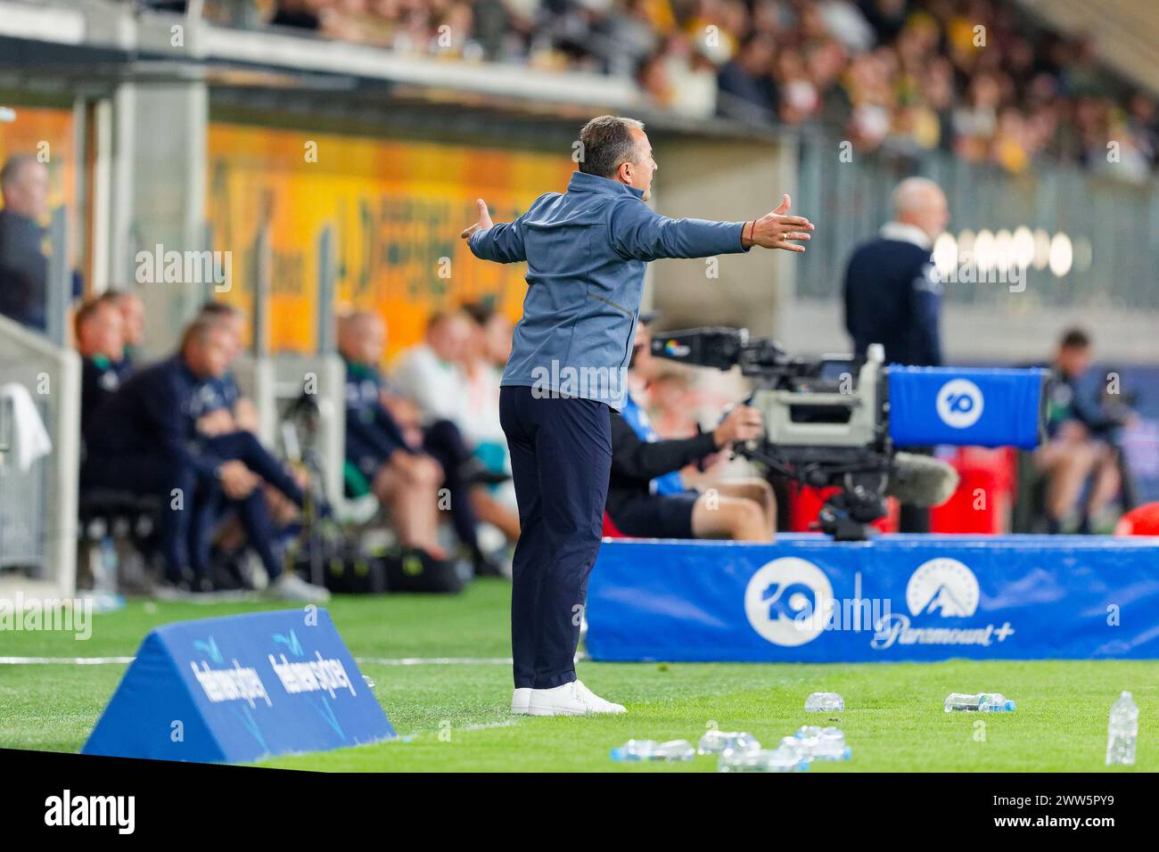 Sydney, Australia. 21st Mar, 2024. Lebanese coach, Miodrag Radulovic ...