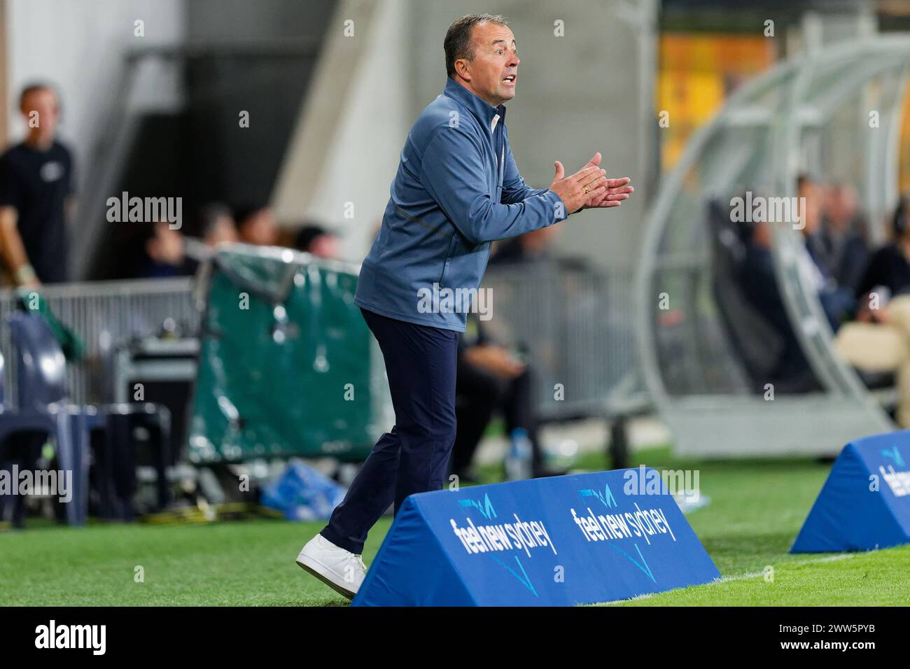 Sydney, Australia. 21st Mar, 2024. Lebanese coach, Miodrag Radulovic ...