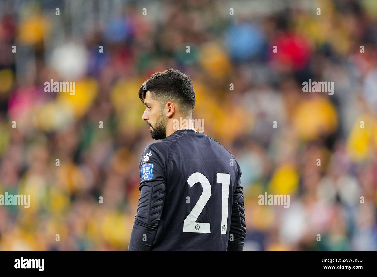 Sydney, Australia. 21st Mar, 2024. Mostafa Matar of Lebanon looks on ...