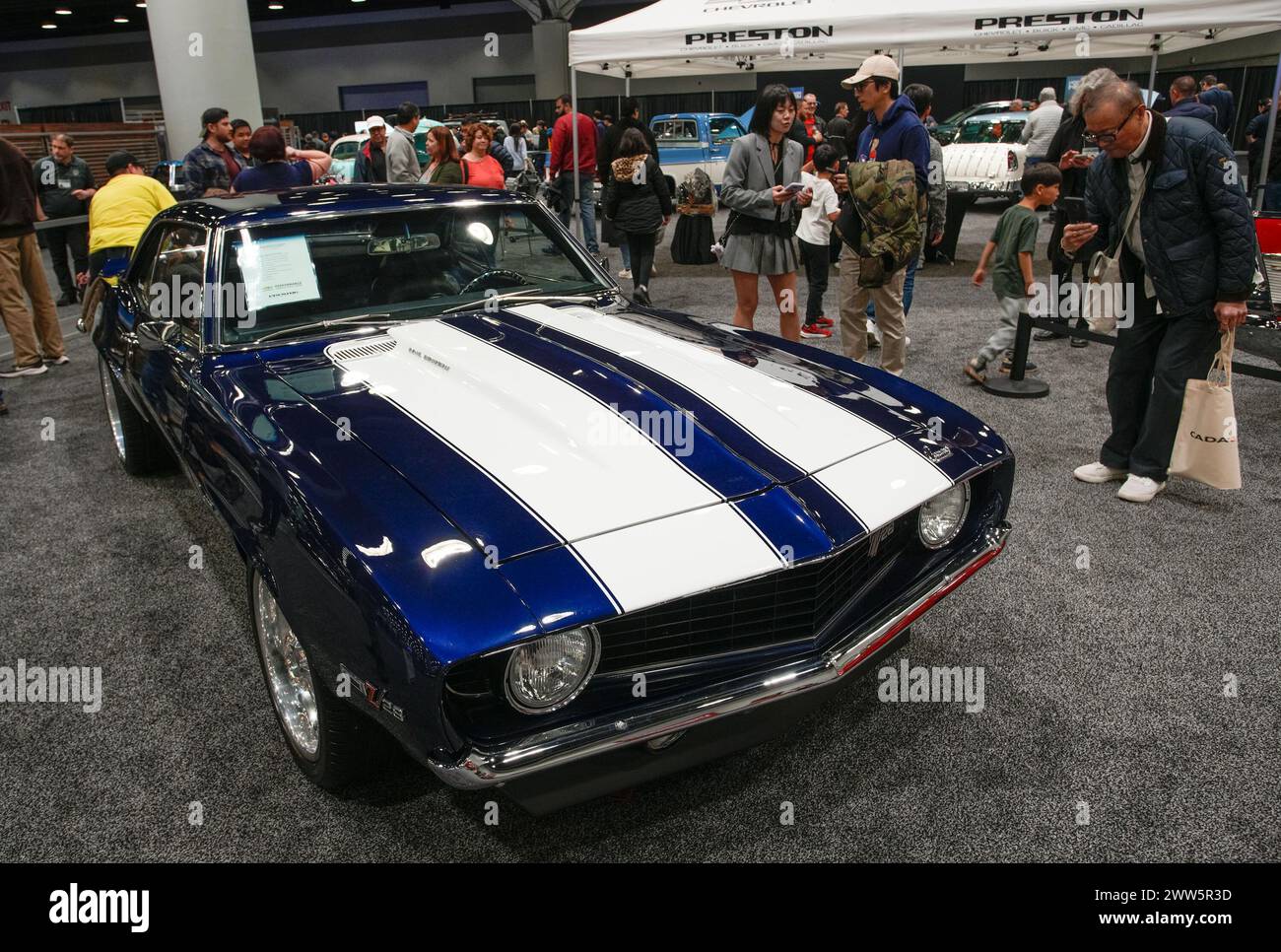 Vancouver, Canada. 21st Mar, 2024. A 1969 Chevrolet Camaro Z28 is ...