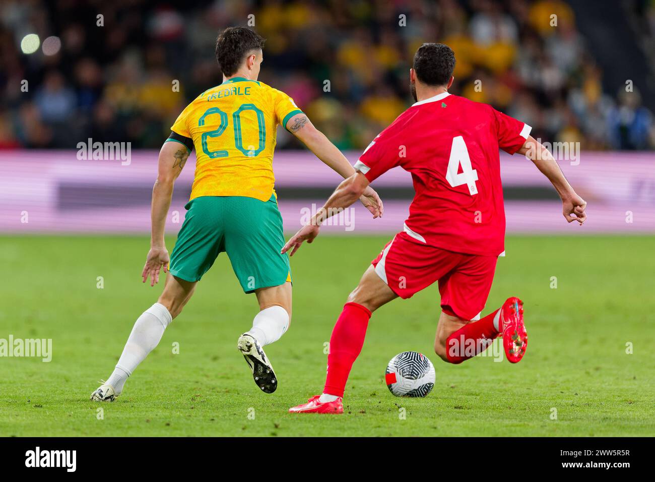 Sydney, Australia. 21st Mar, 2024. Hassan Chaitou of Lebanon competes ...