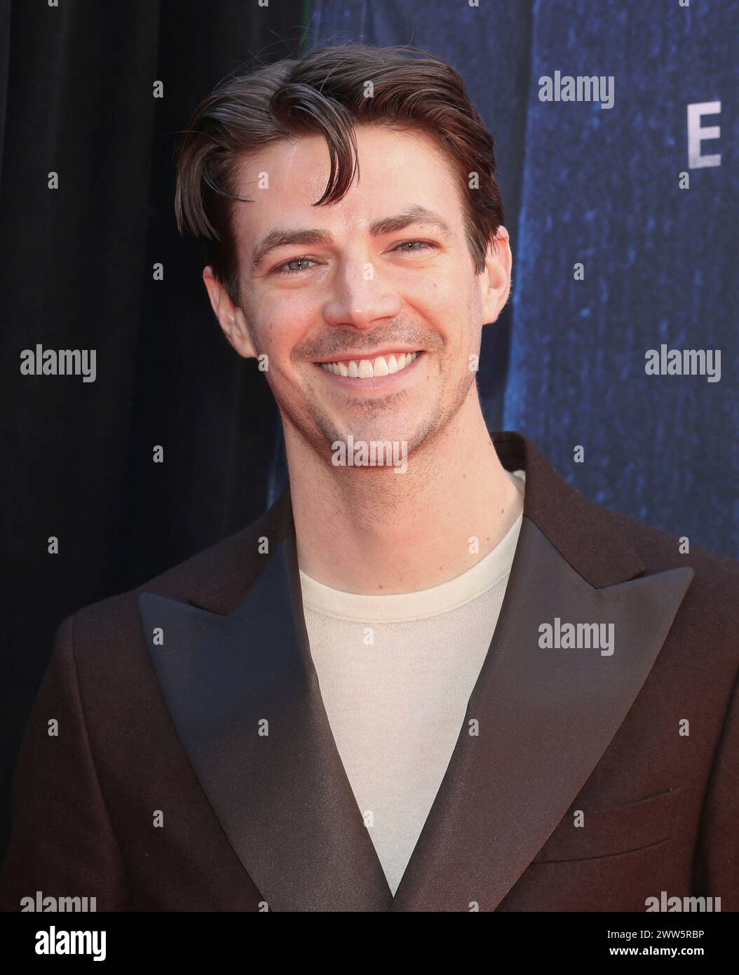 Grant Gustin attends the Broadway opening night for "Water For Elephants" at The Imperial ...