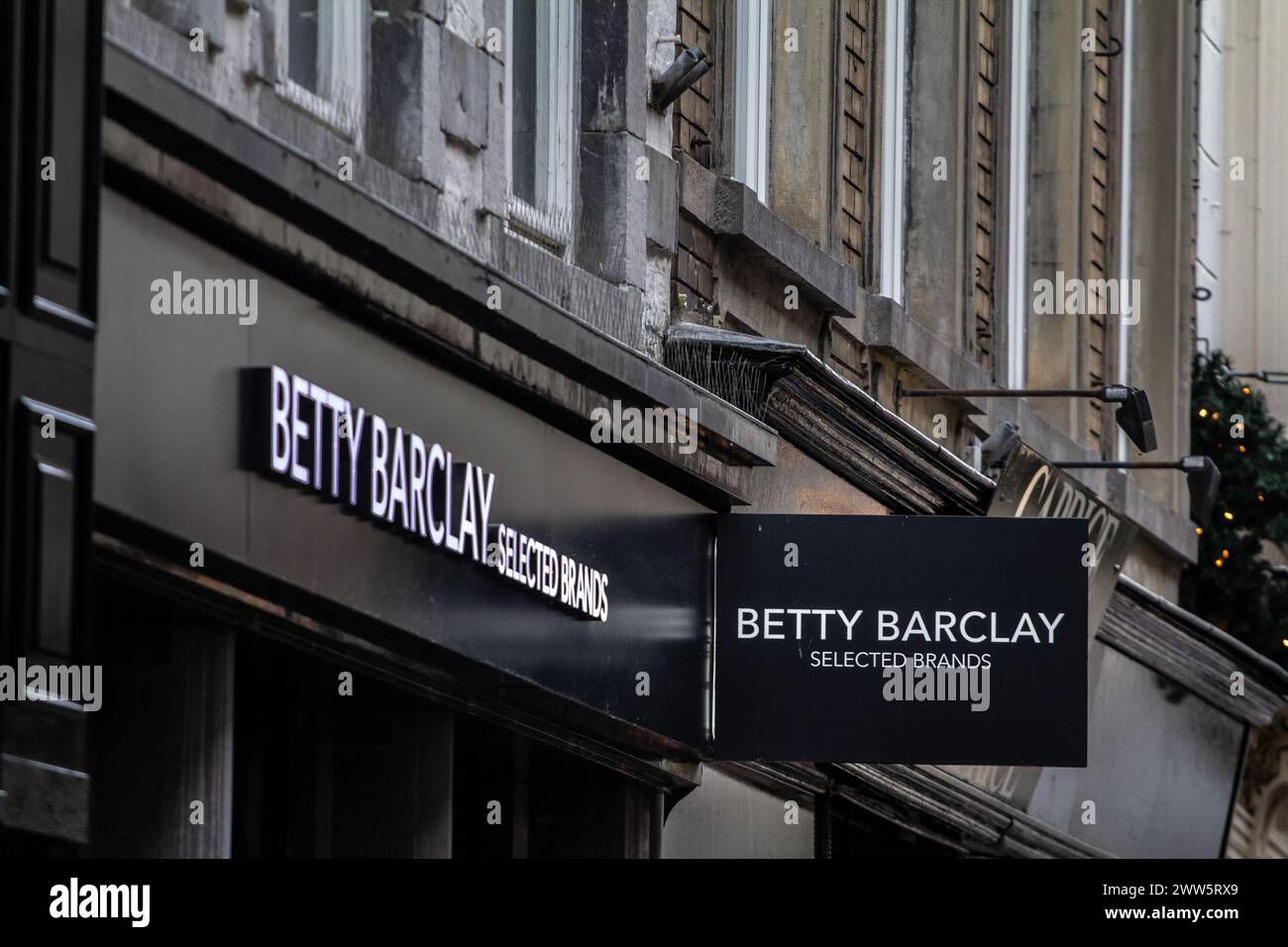 Picture of a sign with the logo of Betty Barclay on their local store ...
