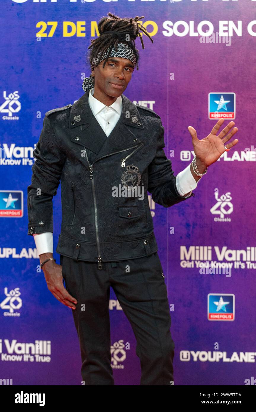Madrid, Madrid, Spain. 21st Mar, 2024. FAB MORVAN (MILLI VANILLI ...