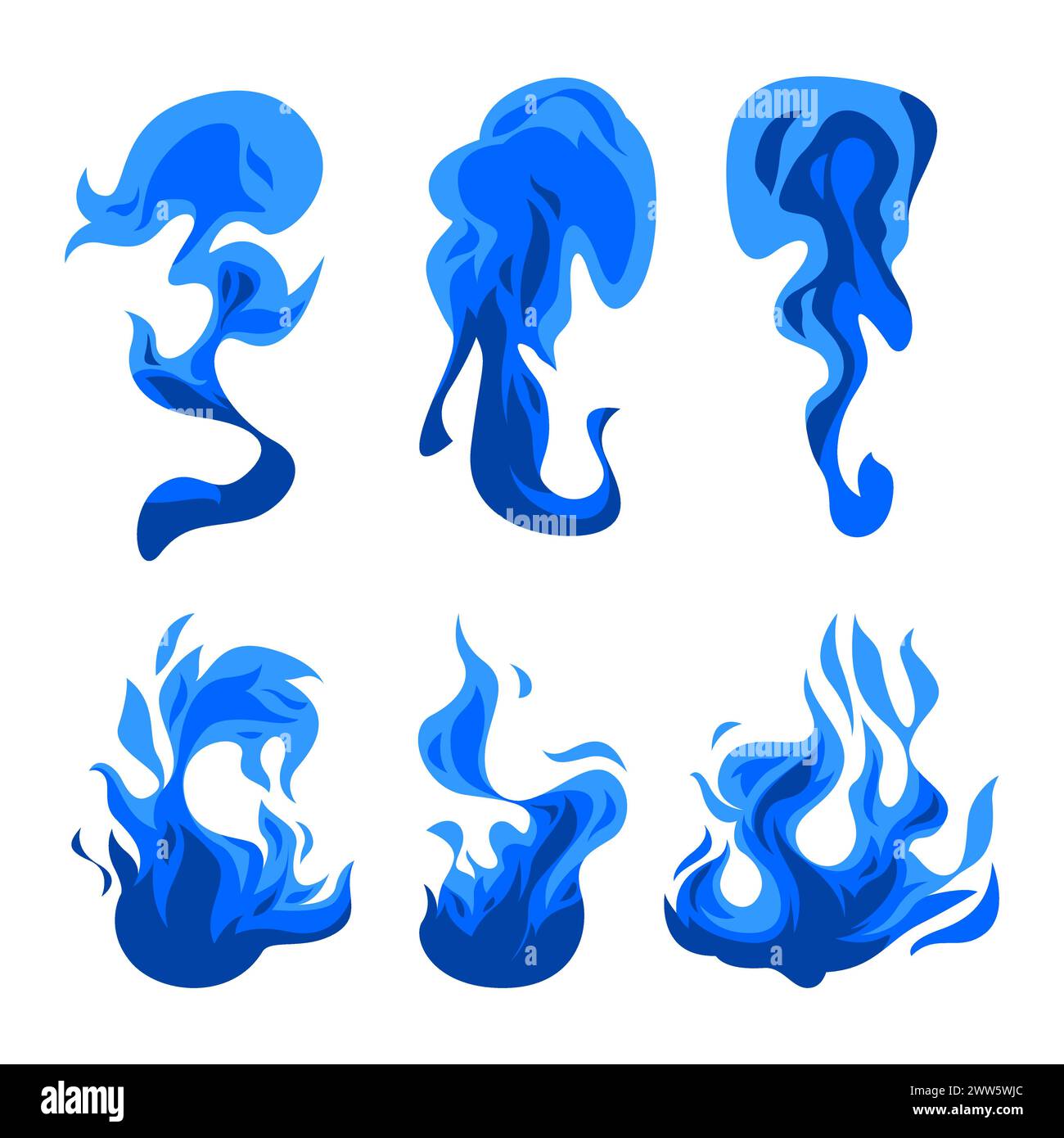 Blue blaze Cut Out Stock Images & Pictures - Alamy