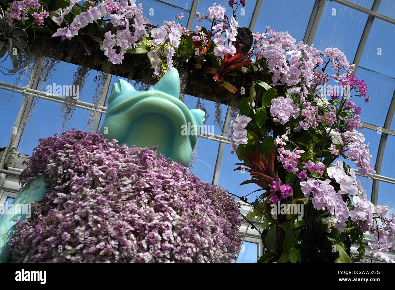 New York, USA. 21st Mar, 2024. View of artist Hillary Taymour's ...