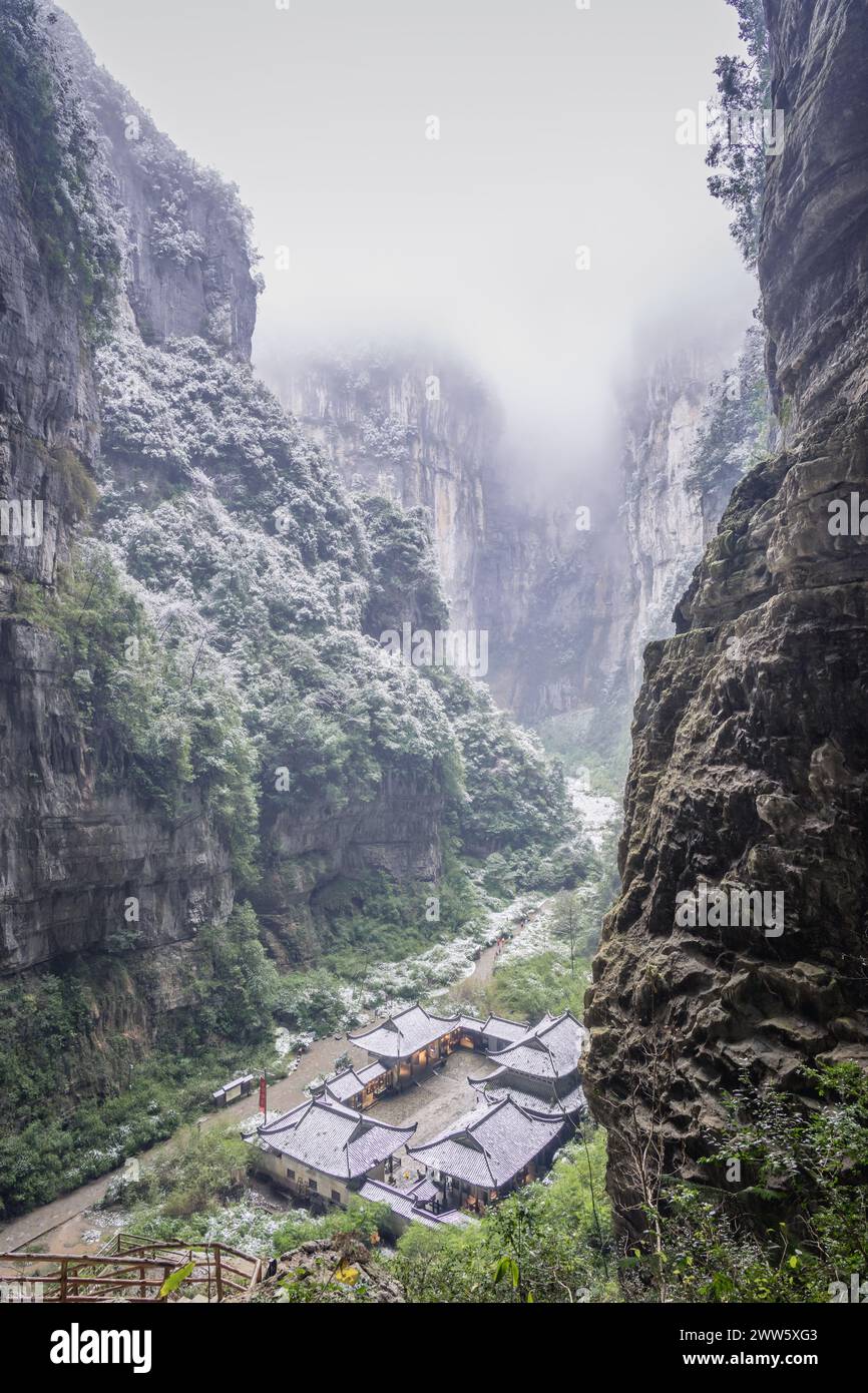 Wulong National Park, Chongqing, China the most famous place of valley ...