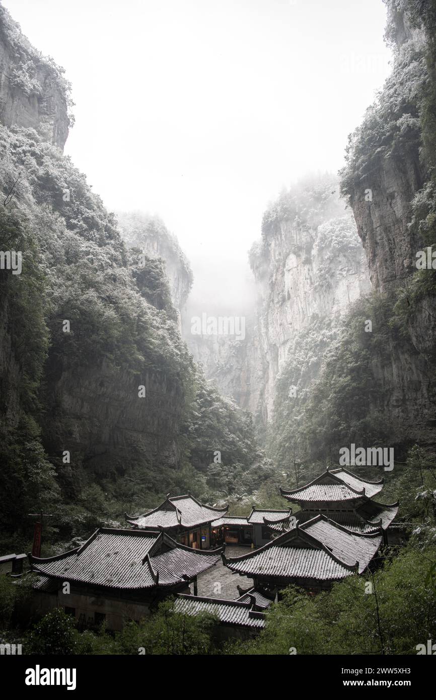 The Outpost Building Surrounding in the Three Natural Bridges (Tianlong ...