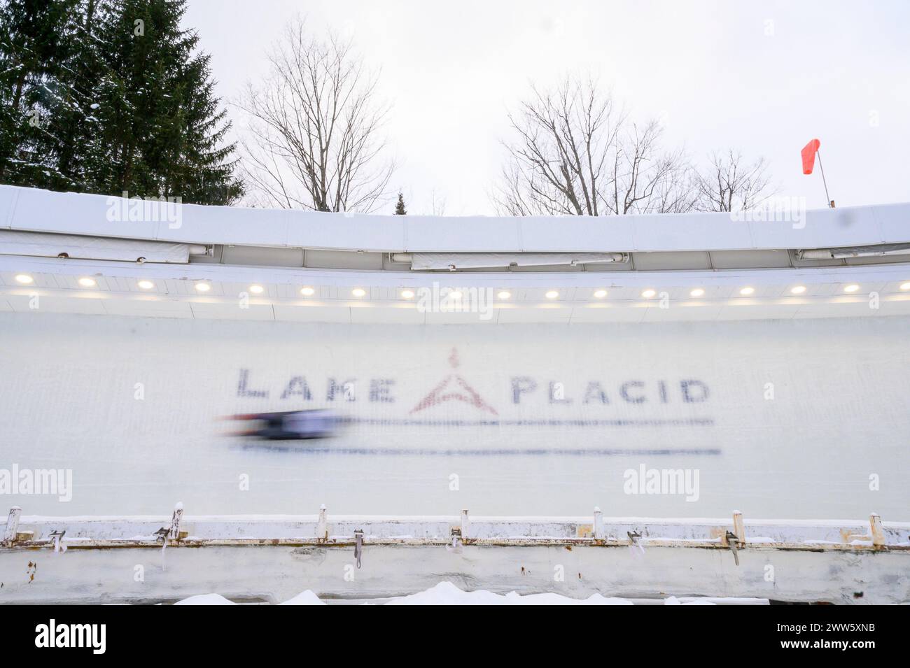 Lake Placid, New York, USA. 21st Mar, 2024. RO MYSTIIQUE is a blur ...