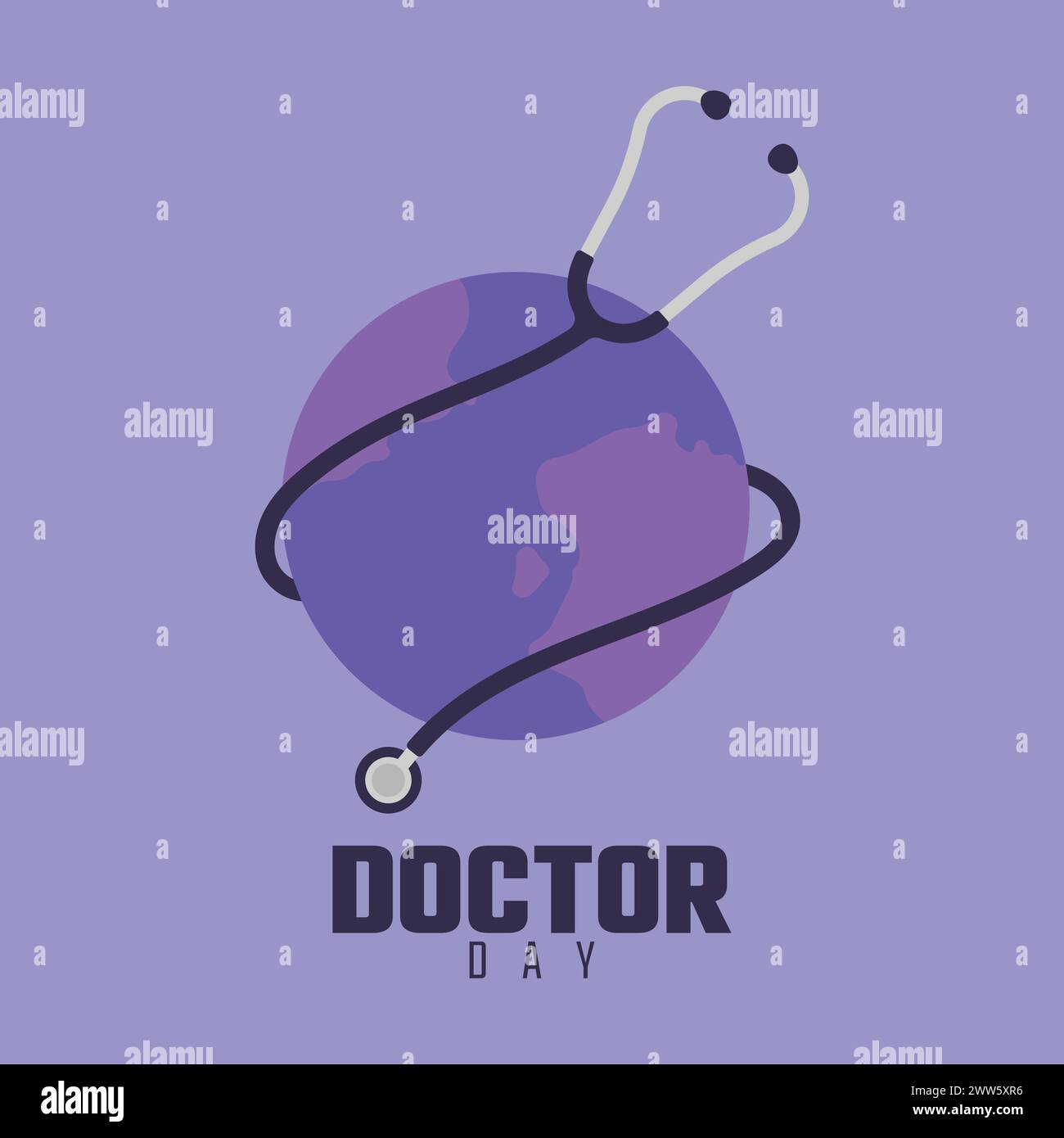 Happy Doctor`s Day Vector Illustration Doctor Healthcare Icon ...