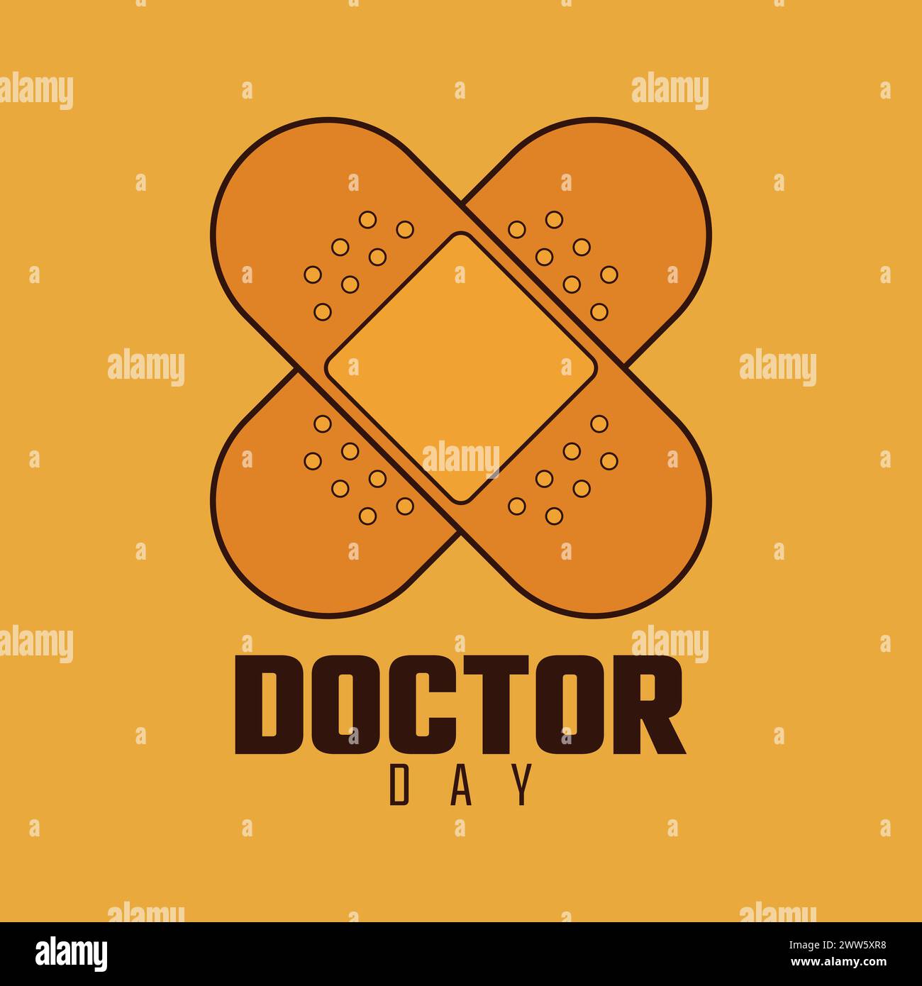 Happy Doctor`s Day Vector Illustration Doctor Healthcare Icon ...