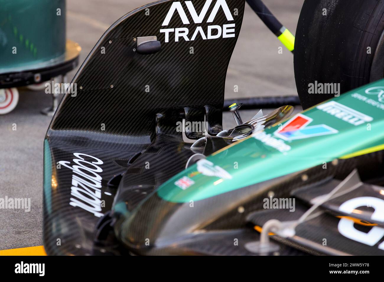 Melbourne, Australie. 22nd Mar, 2024. Aston Martin F1 Team AMR23 ...