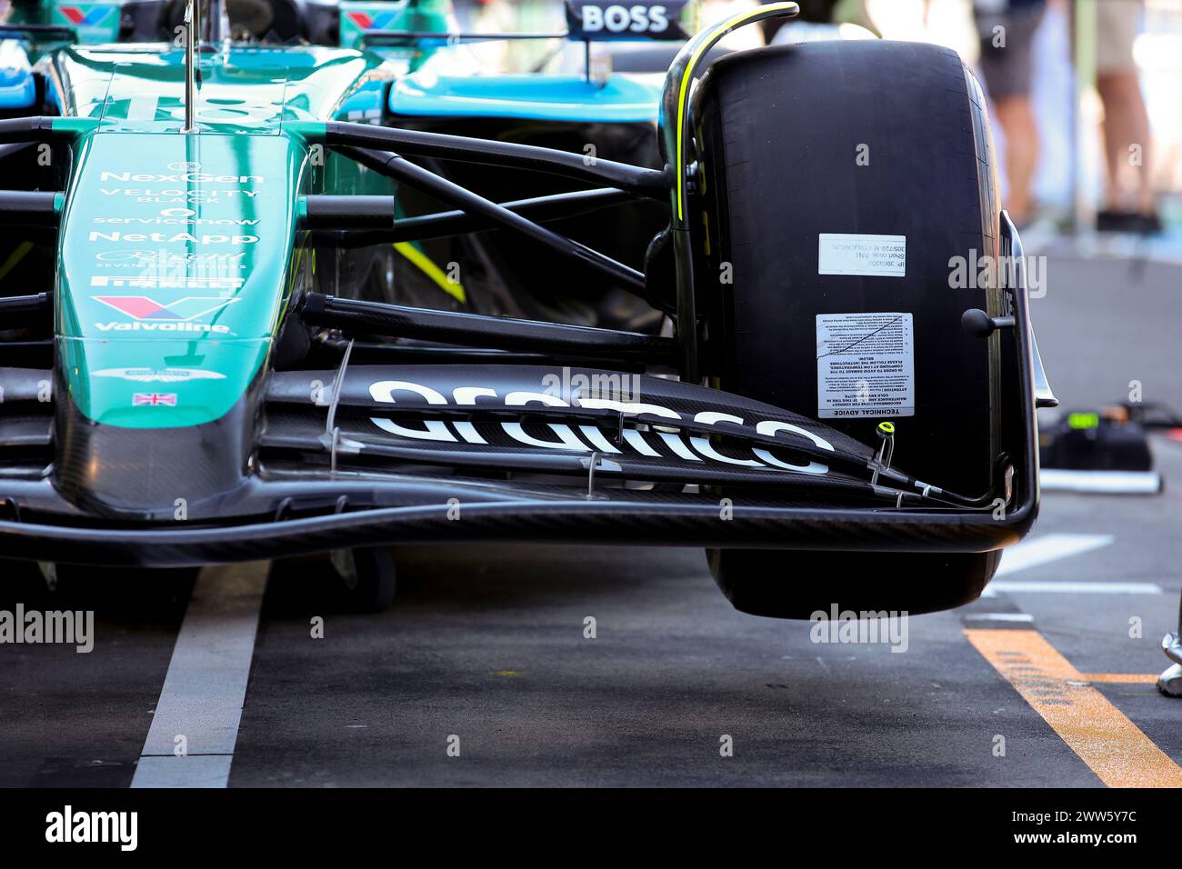 Melbourne, Australie. 22nd Mar, 2024. Aston Martin F1 Team AMR23 ...