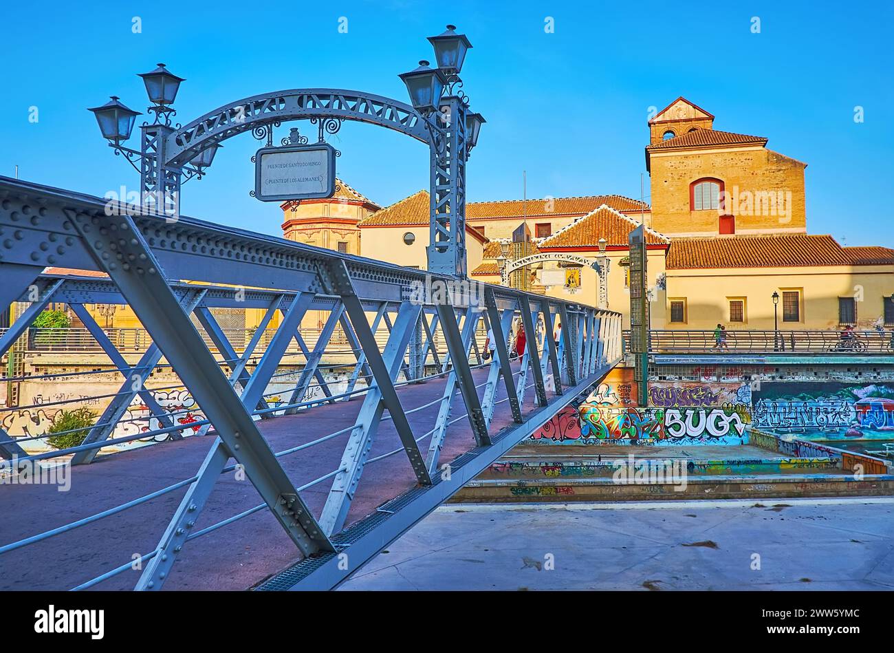 The scenic German's Bridge (Puente de los Alemanes, Puente de Santo ...