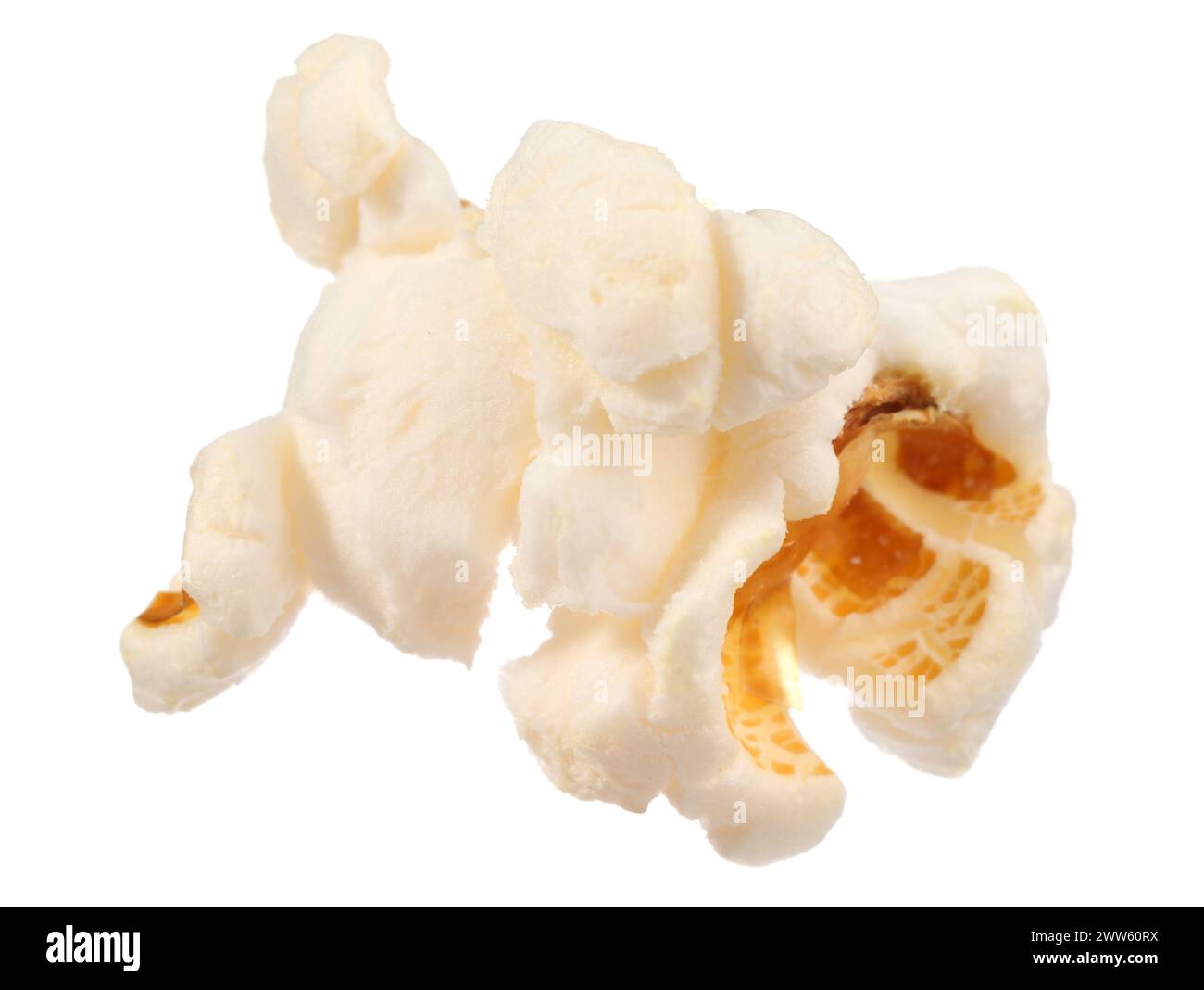 Kernel of tasty fresh popcorn isolated on white Stock Photo - Alamy