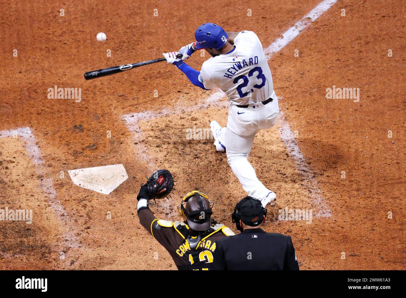 Gocheok Sky Dome, Seoul, South Korea. 21st Mar, 2024. Jason Heyward (Dodgers), MARCH 21, 2024 ...