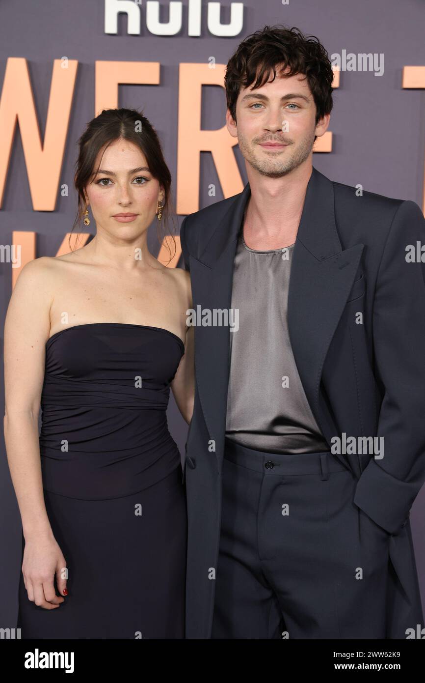 Los Angeles, Ca. 21st Mar, 2024. Analuisa Corrigan and Logan Lerman at ...