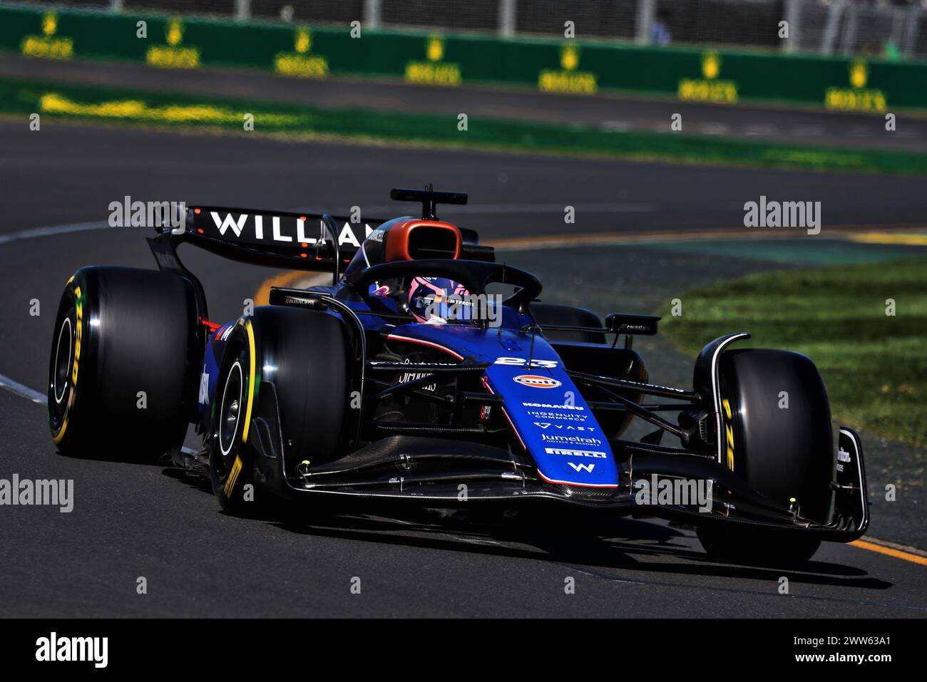 Melbourne, Australia. 22nd Mar, 2024. Alexander Albon (THA) Williams Racing FW46. Formula 1 ...