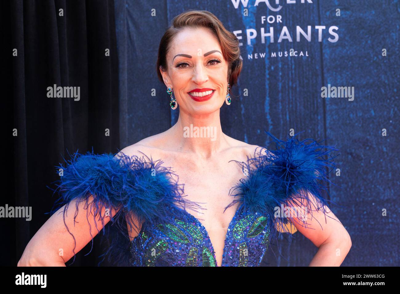 New York, USA. 21st Mar, 2024. Sara Gettelfinger attends musical 'Water for Elephants' opening ...