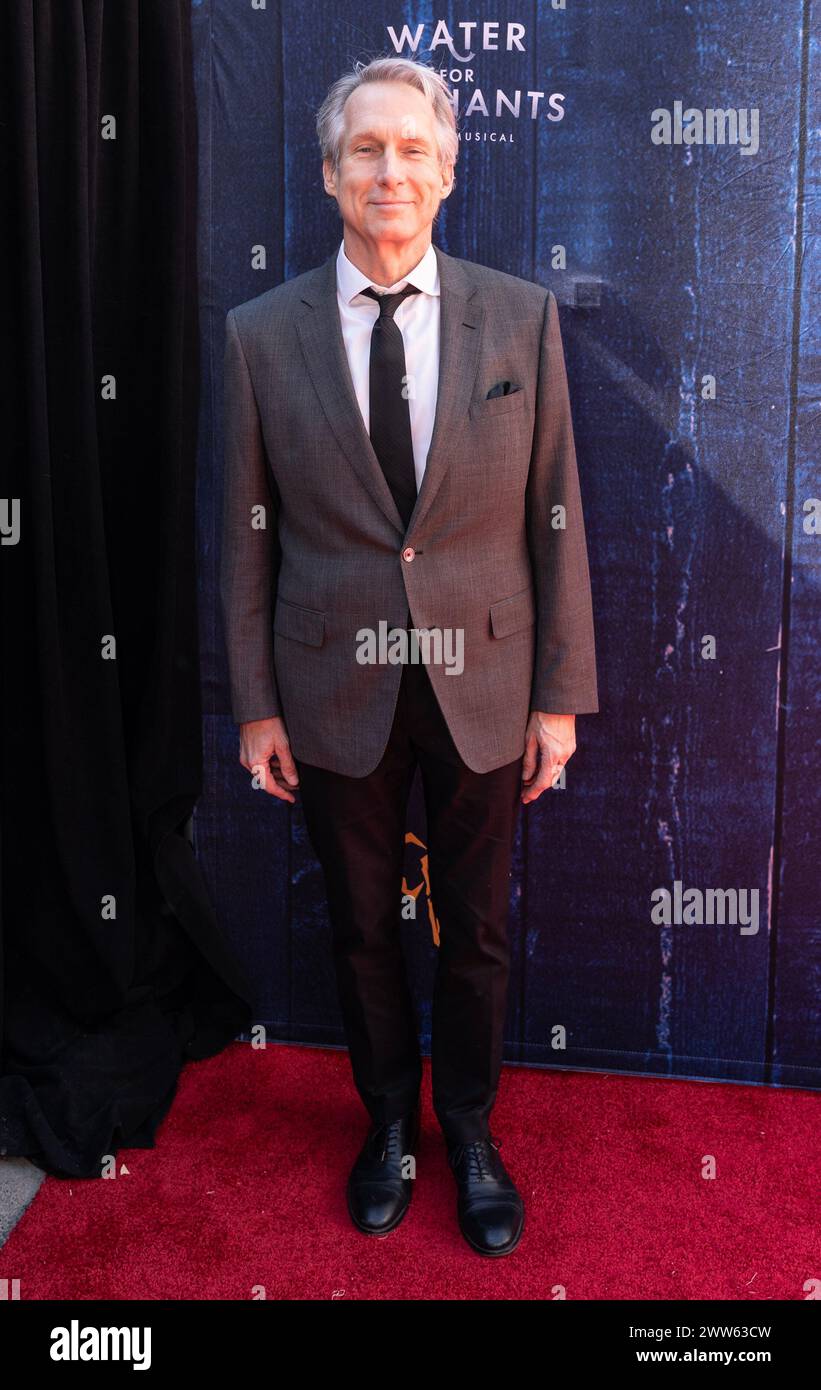 New York, USA. 21st Mar, 2024. Gregg Edelman attends musical 'Water for ...