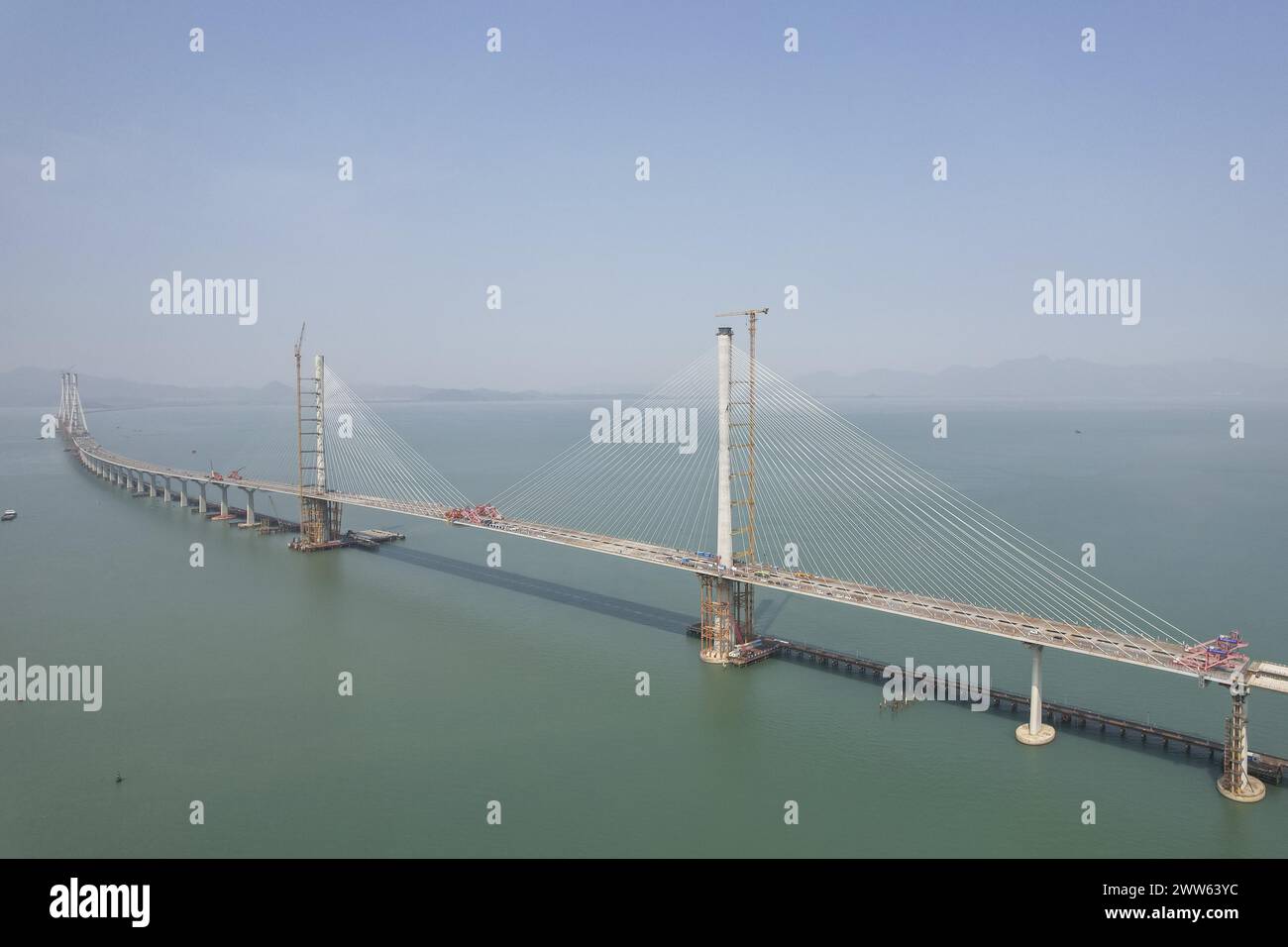 **CHINESE MAINLAND, HONG KONG, MACAU AND TAIWAN OUT** Aerial photo ...