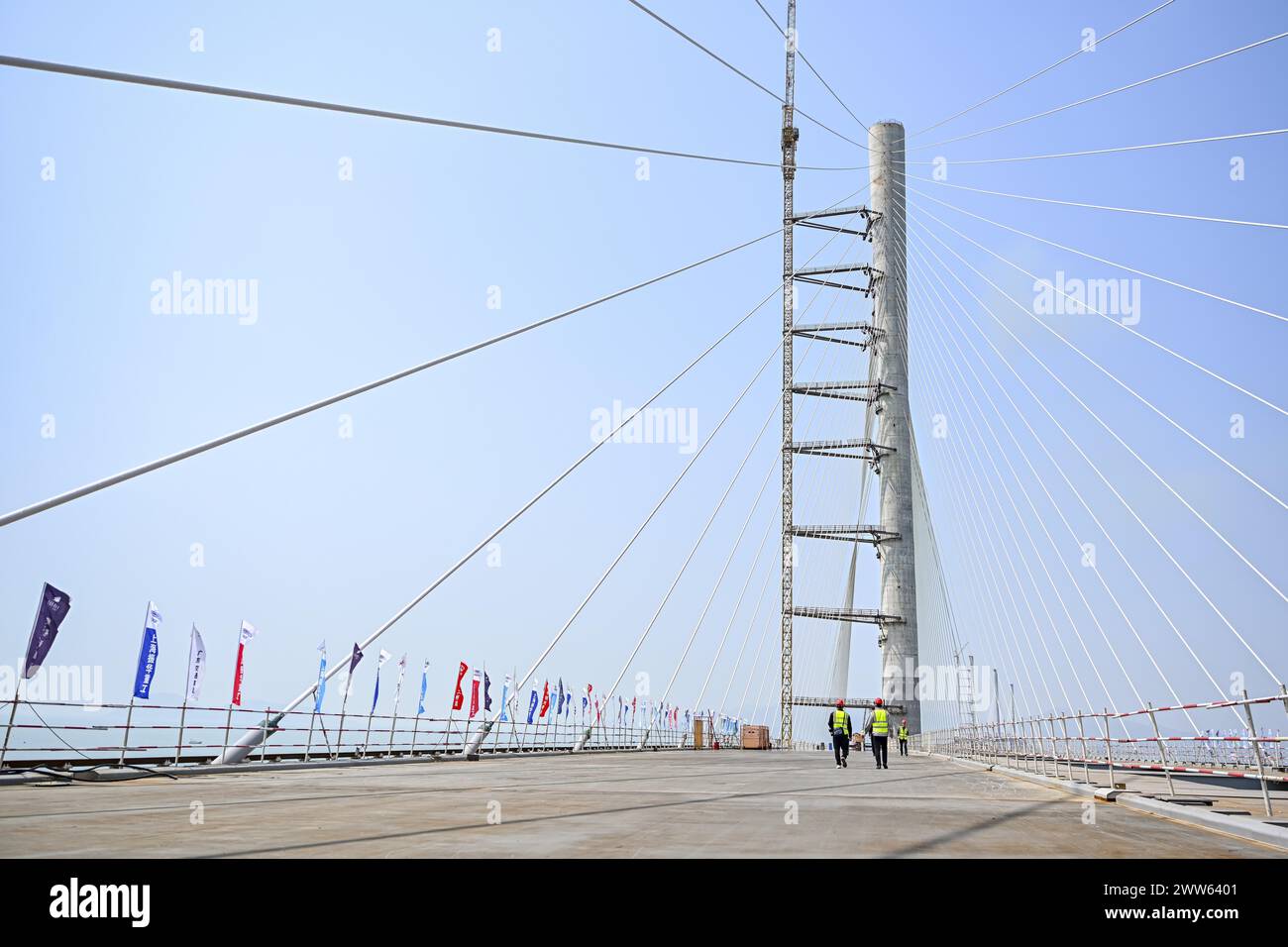 **CHINESE MAINLAND, HONG KONG, MACAU AND TAIWAN OUT** Construction site ...