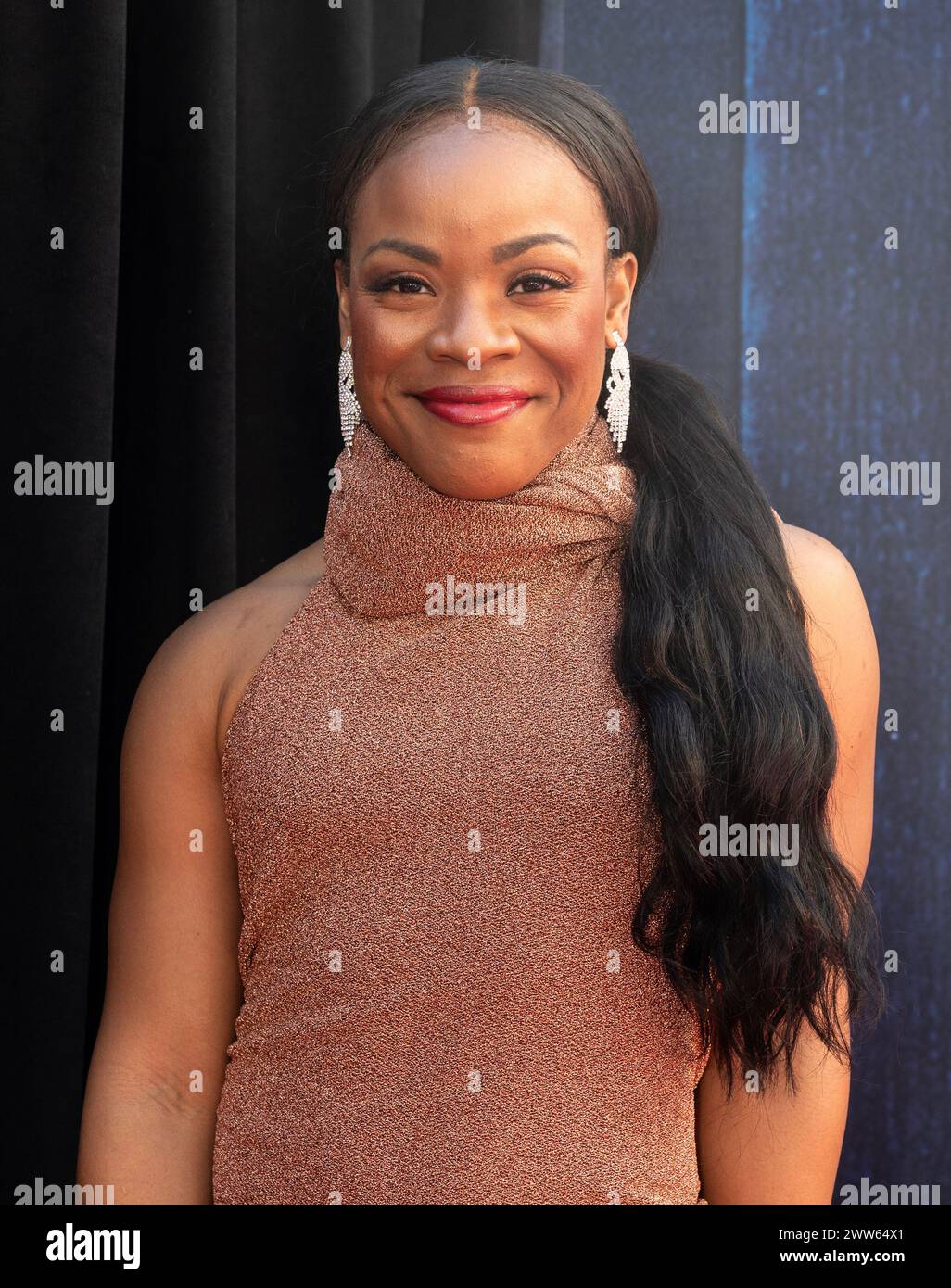 New York, USA. 21st Mar, 2024. Michelle West attends musical 'Water for ...