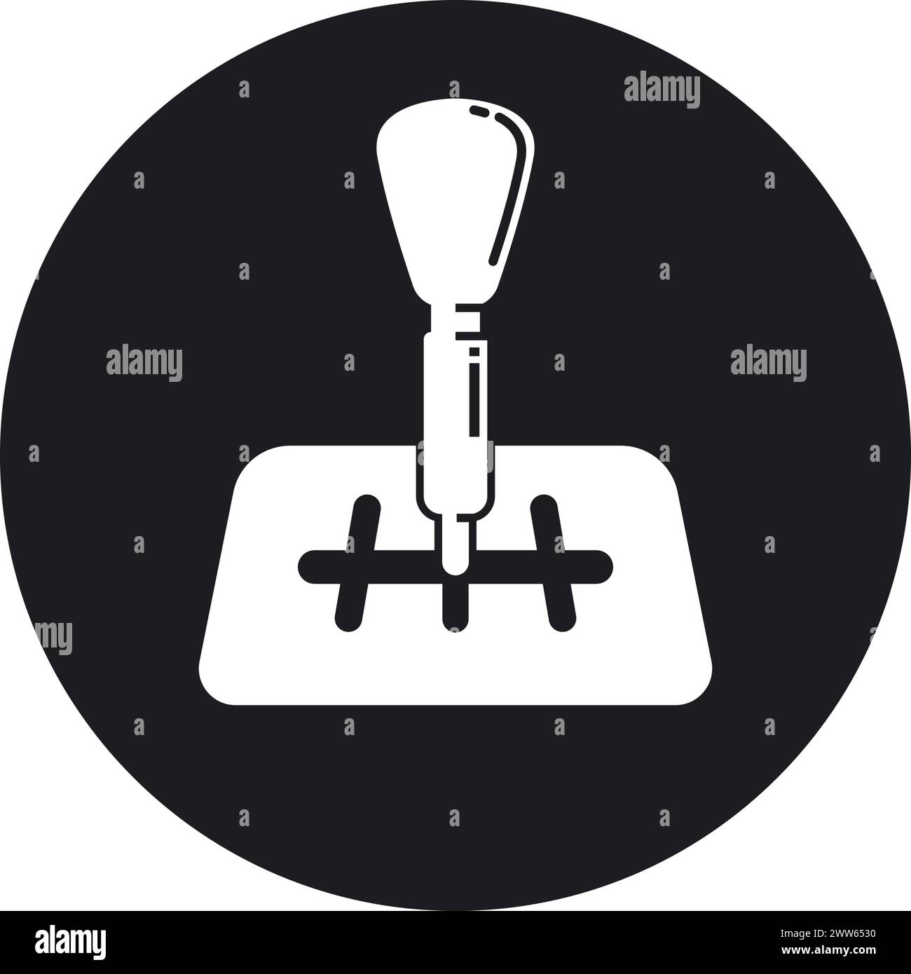 Automatic gear shifter Stock Vector Images - Alamy