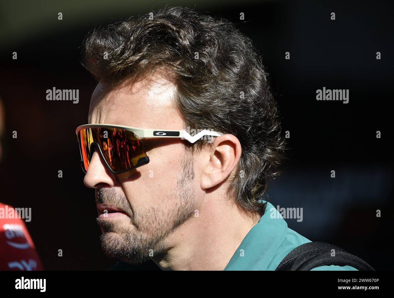 MELBOURNE, AUSTRALIA 25 February 2024. Pictured: 14 Fernando Alonso ...