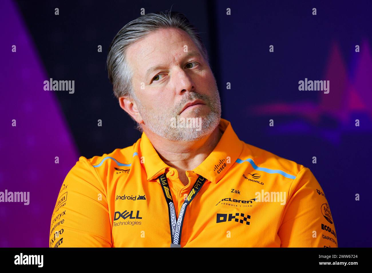 Melbourne, Australie. 22nd Mar, 2024. BROWN Zak (usa), CEO of of ...