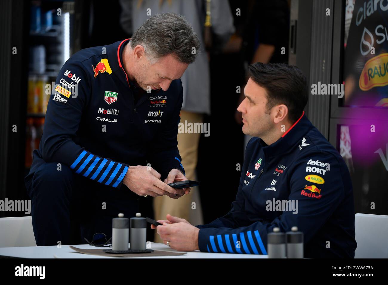 MELBOURNE, AUSTRALIA 25 February 2024. Pictured: Oracle Red Bull Racing ...