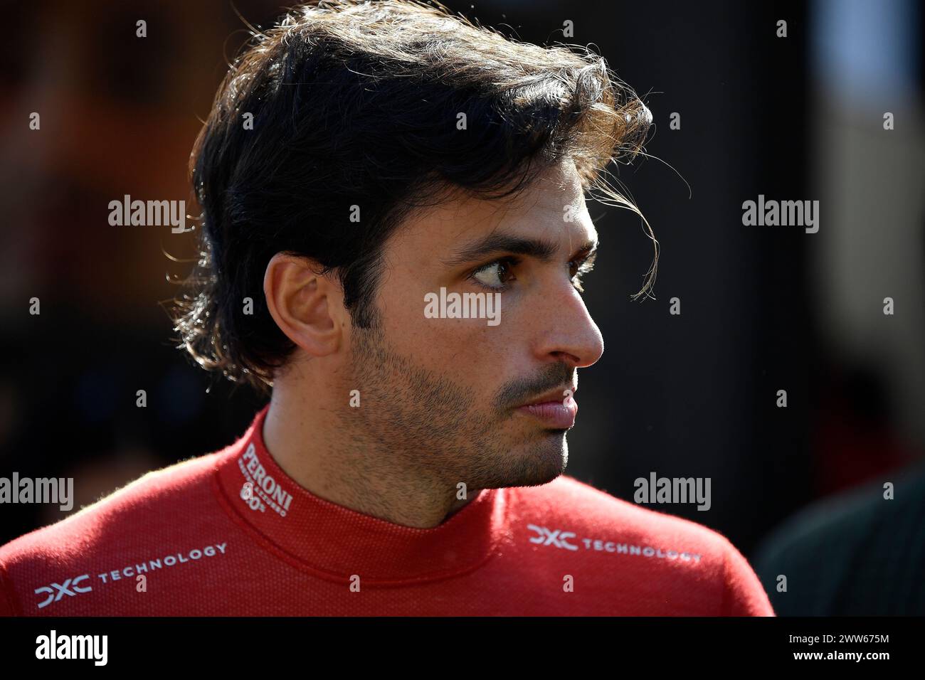 MELBOURNE, AUSTRALIA 25 February 2024. Pictured: 55 Carlos Sainz Jr ...