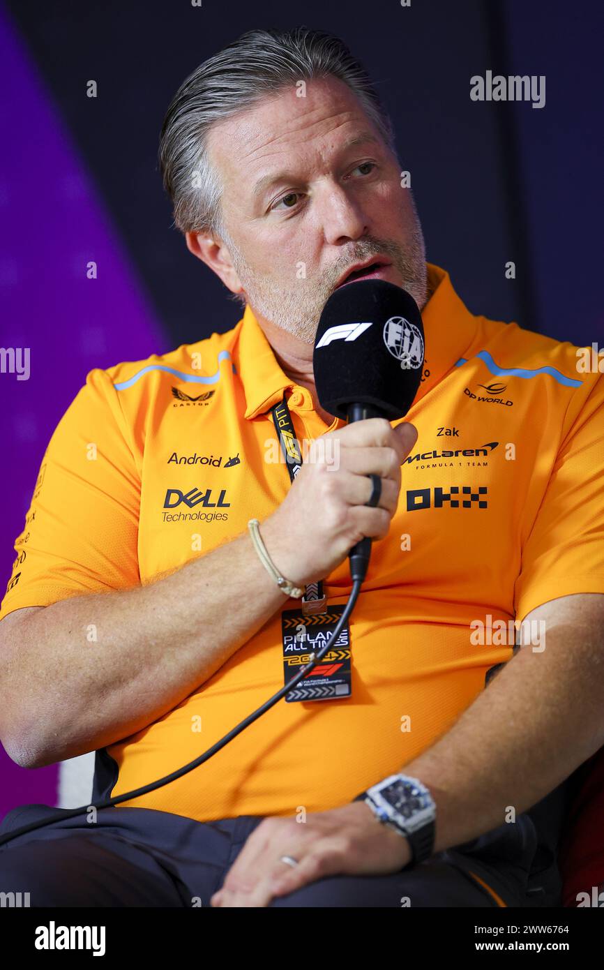 BROWN Zak (usa), CEO of of McLaren Racing, portrait during the Formula ...