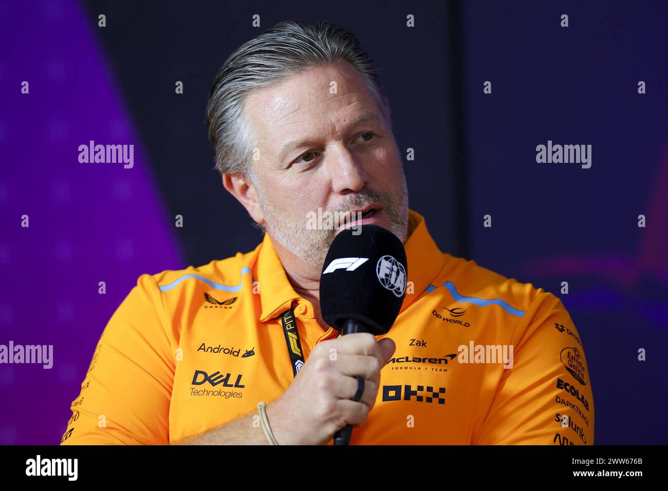 BROWN Zak (usa), CEO of of McLaren Racing, portrait during the Formula ...
