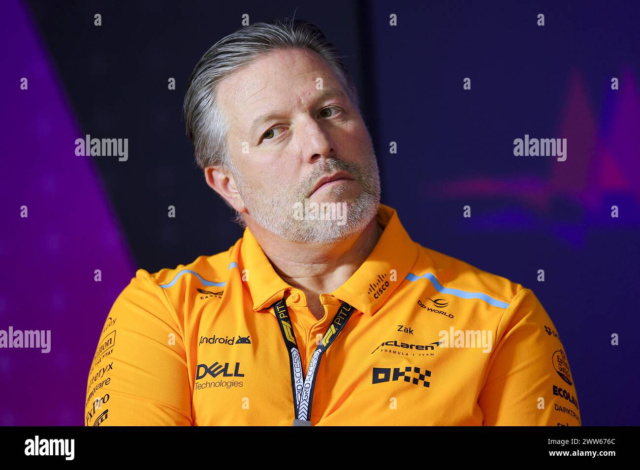 BROWN Zak (usa), CEO of of McLaren Racing, portrait during the Formula ...
