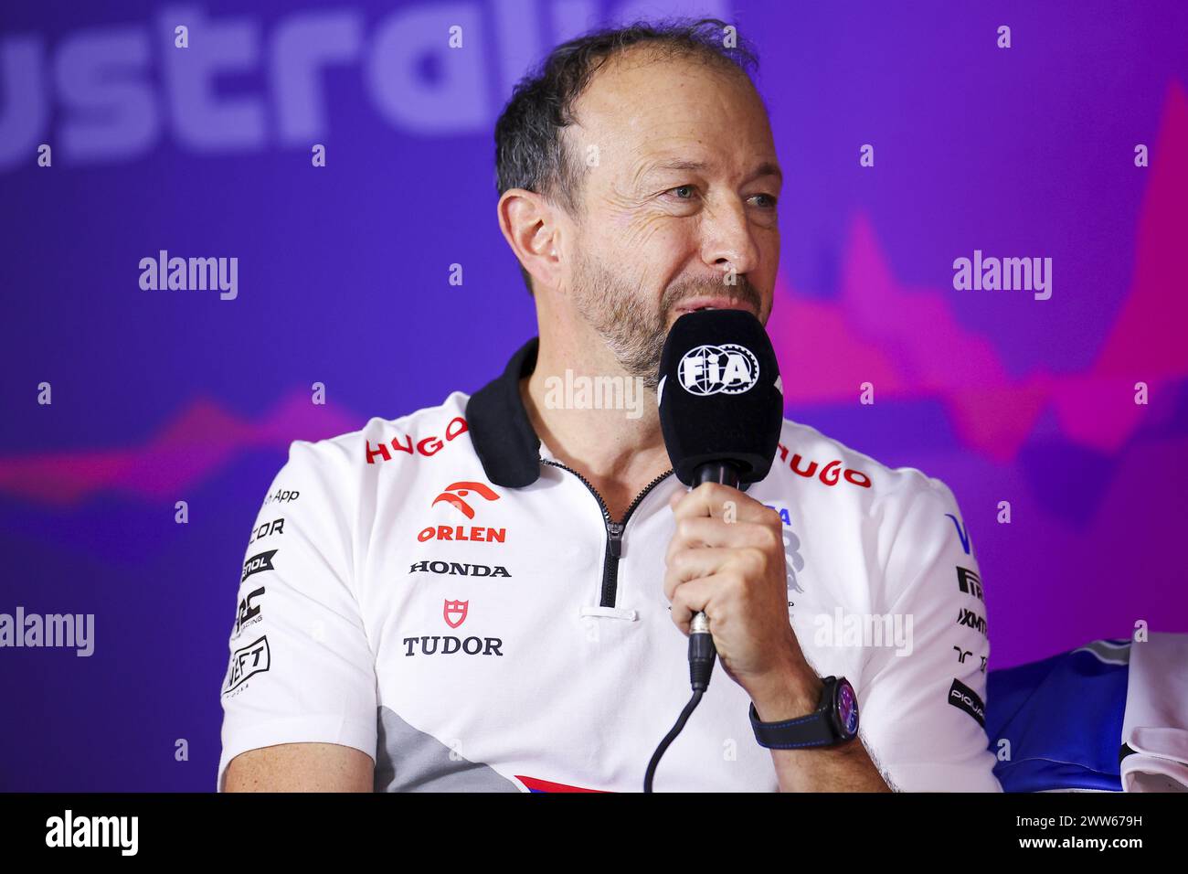 BAYER Peter, CEO of Visa Cash App RB F1 Team, portrait during the ...