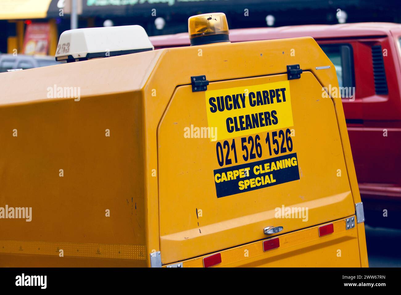 Signage for business, outdoor and city with information, road and ...