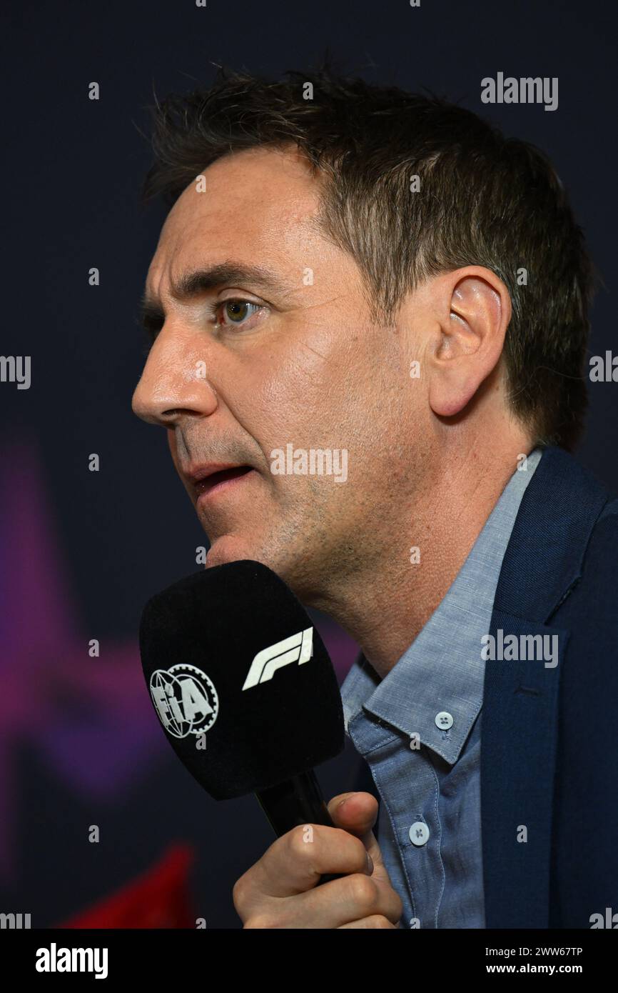 Melbourne, Australia. 22nd Mar, 2024. Tom Clarkson (GBR) Journalist in ...
