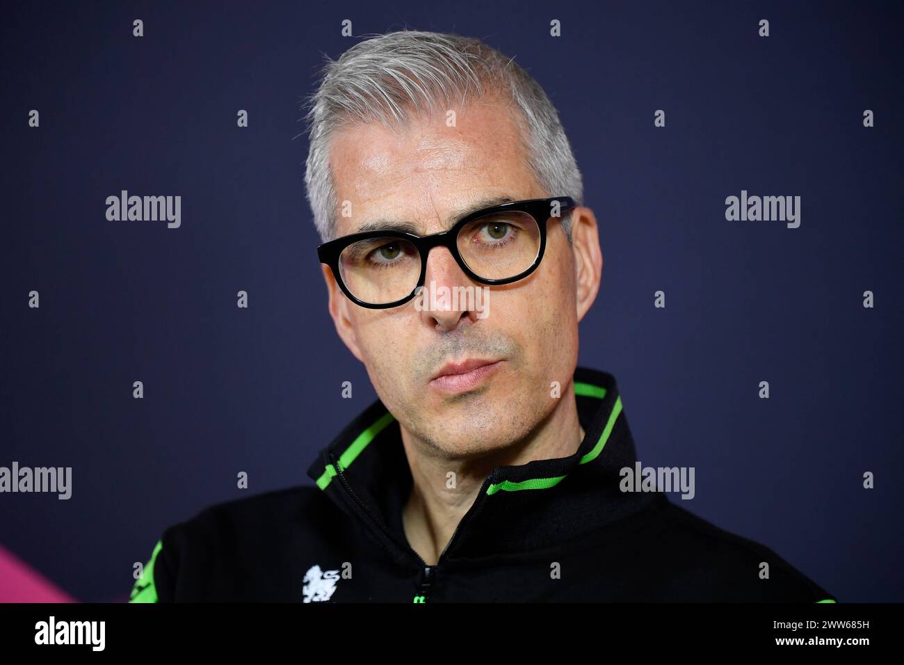 MELBOURNE, AUSTRALIA 22 March 2024. Stake F1 Team Kick Sauber, team principal Alessandro Alunni ...