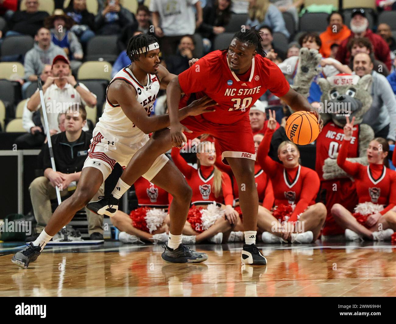 March 21, 2024: North Carolina State Wolfpack forward DJ Burns Jr. (30 ...