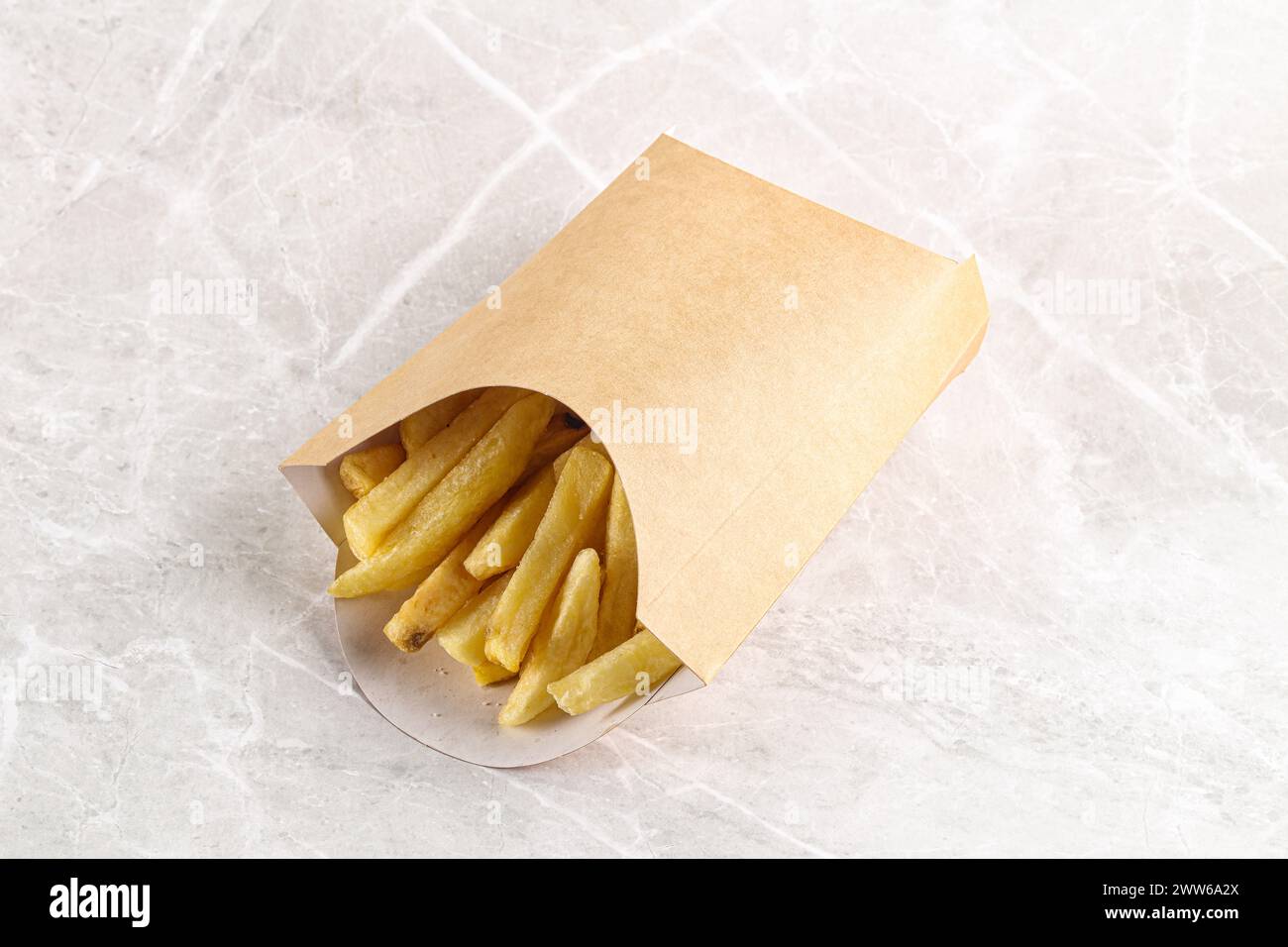 Crispy salted French fry potato snack Stock Photo - Alamy