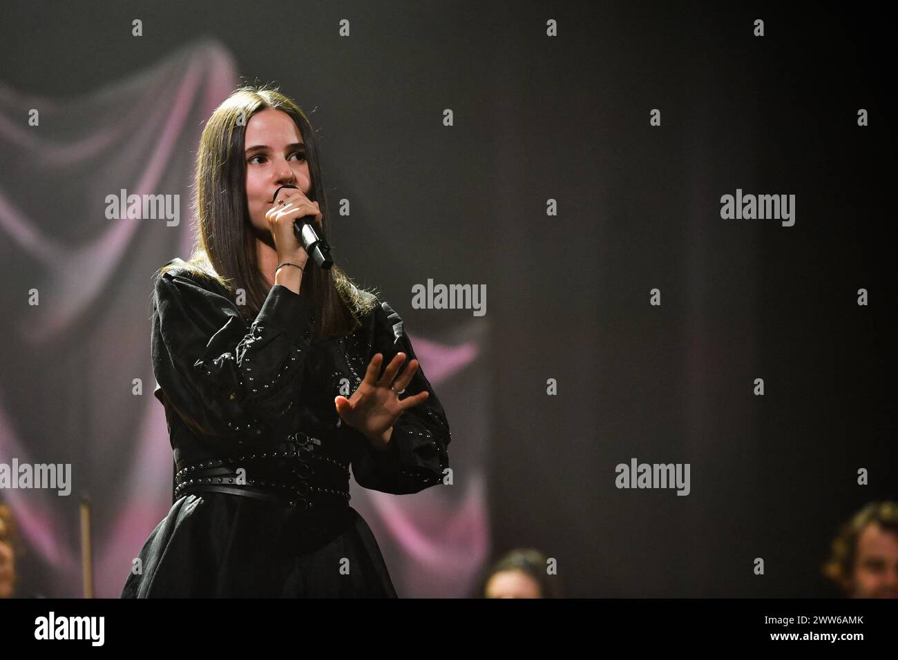 Paris, France. 21st Mar, 2024. Marina Kaye performs at Le Trianon ...
