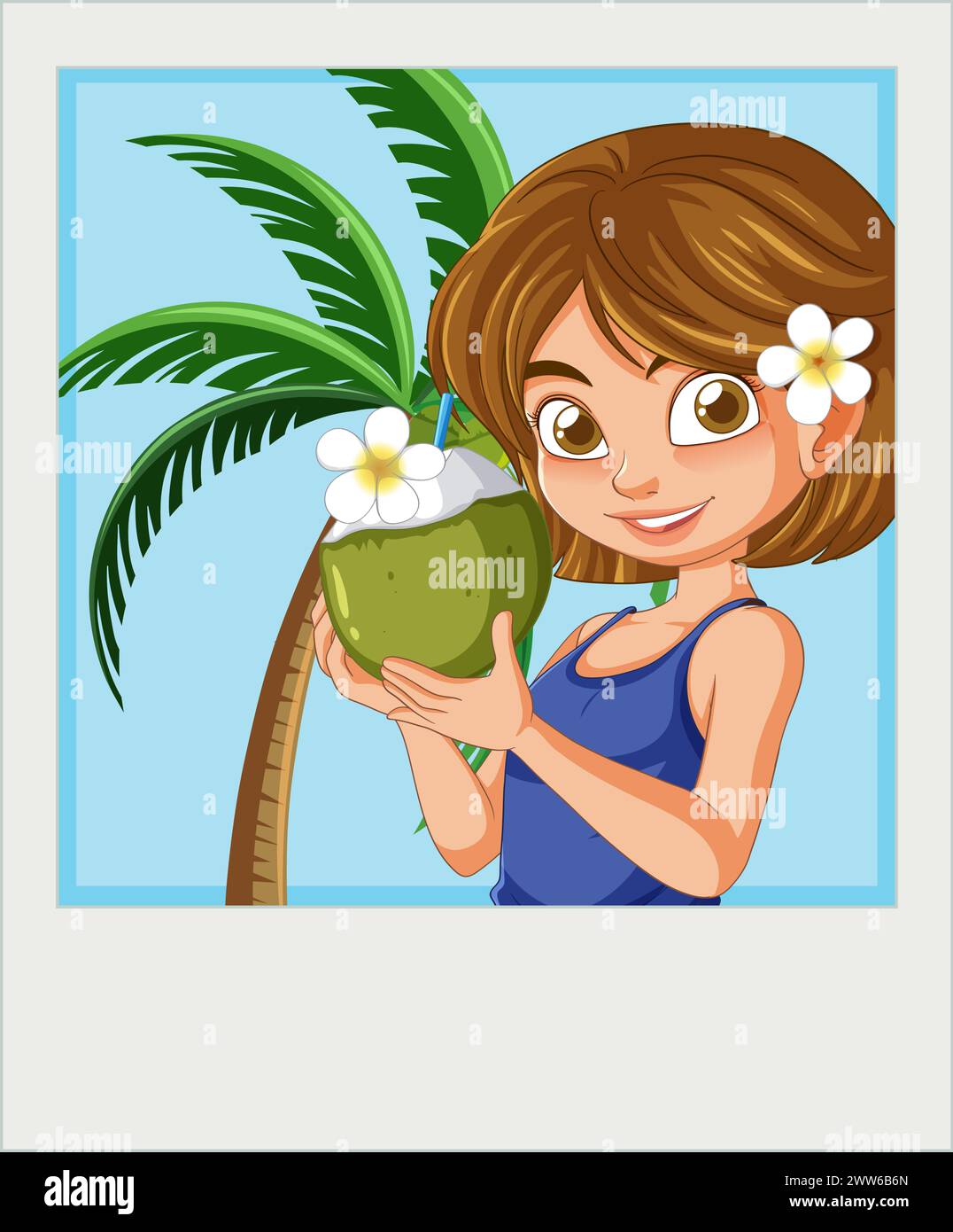 Animated coconut hi-res stock photography and images - Alamy