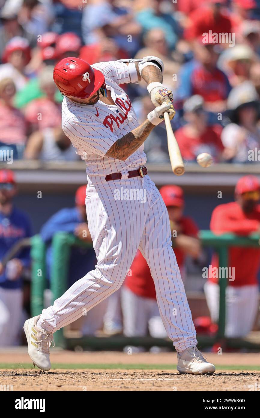 Clearwater, FL: Philadelphia Phillies second baseman Whit Merrifield (9 ...