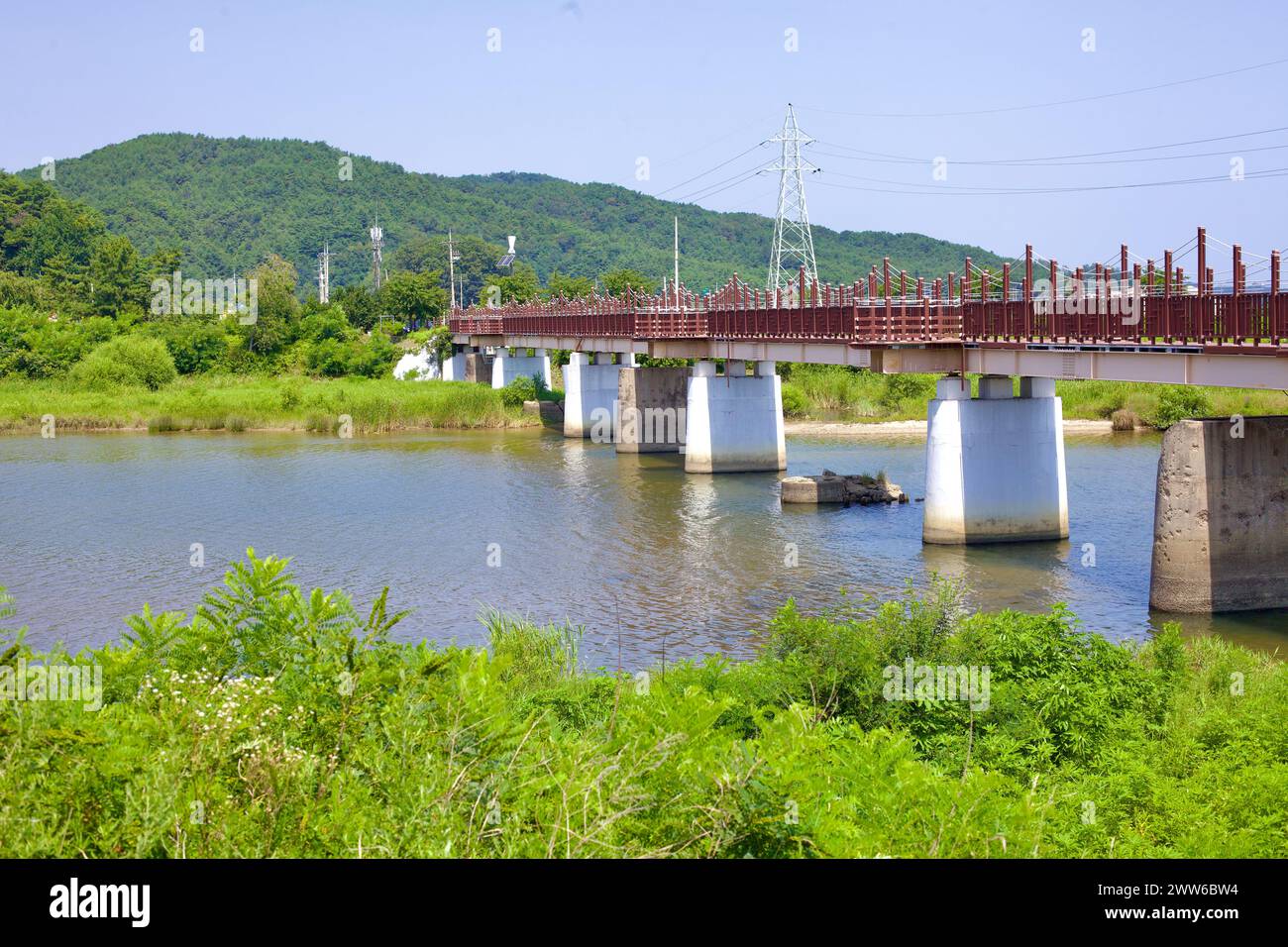 Goseong County, South Korea - July 30, 2019: The historic Bukcheon ...