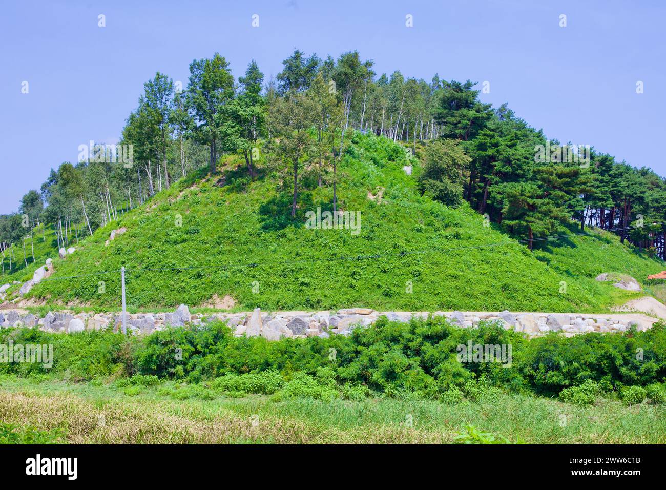 Goseong County, South Korea - July 30, 2019: Near the Bukcheon Railroad ...