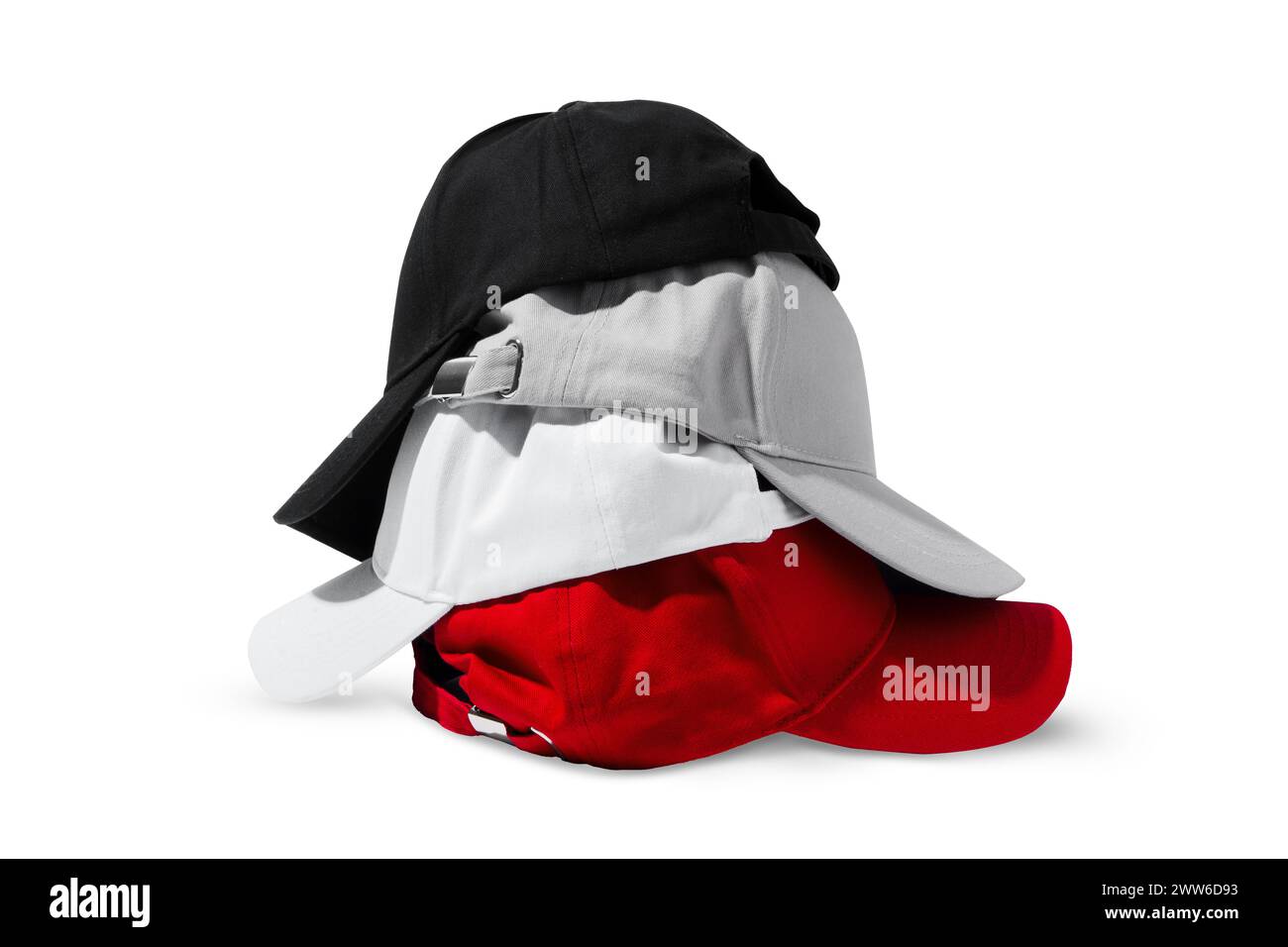 Red and grey baseball cap hi-res stock photography and images - Alamy