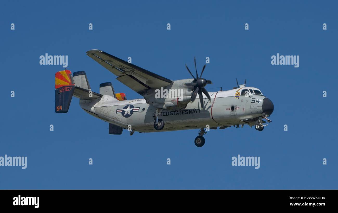 US Navy C-2A VRC-40 Rawhides will serve the USS Theodore Roosevelt as ...