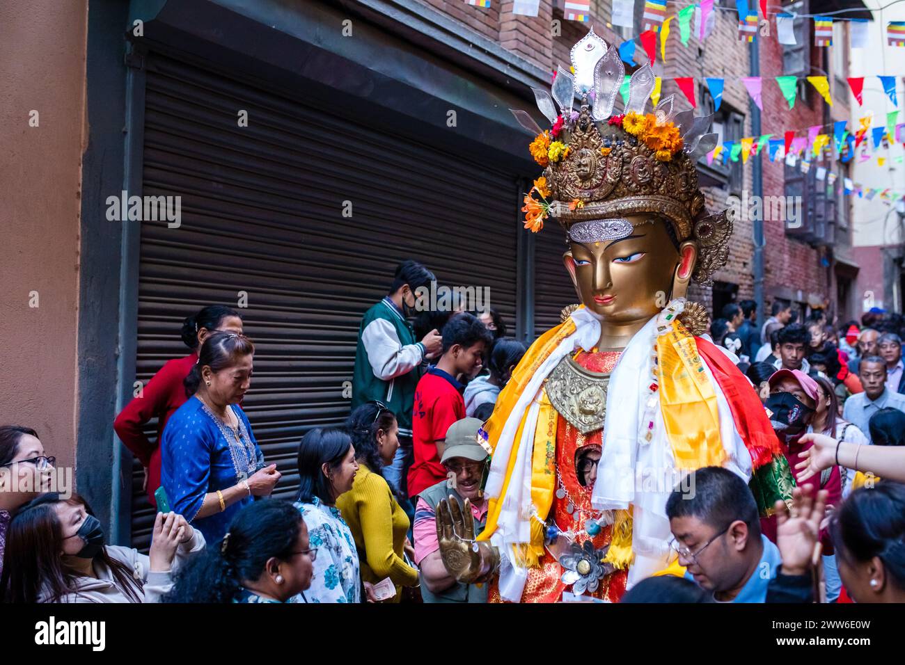 Itilhana Samyak Mahadan, Nepal Stock Photo - Alamy