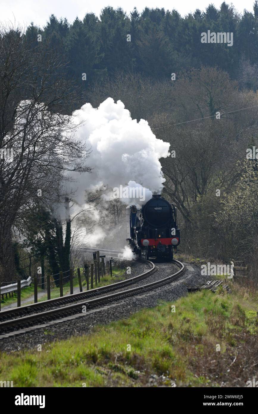 Iconic steam locomotive 60532 'Blue Peter' begins testing phase at ...